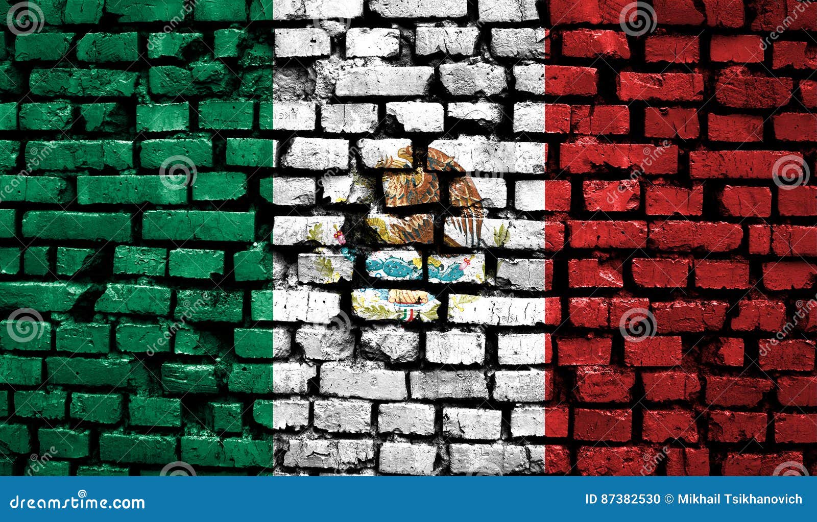 Mexico Flag on Old Background Retro Effect Stock Photo - Image of paper ...