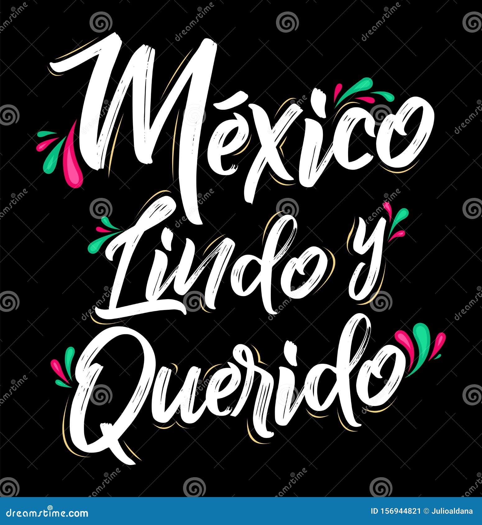 Mexico Lindo Y Querido, Mexico Beautiful And Beloved Spanish Text ...