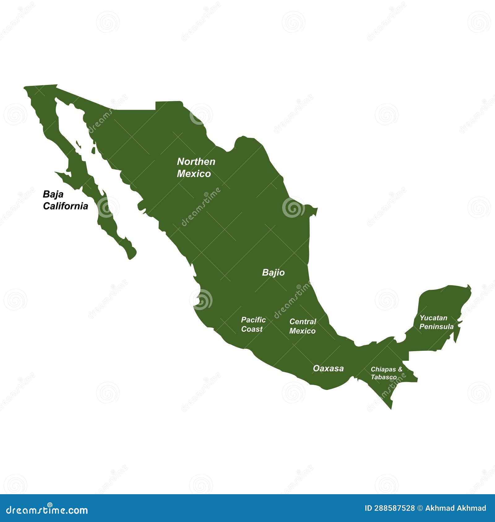 Mexico map icon stock vector. Illustration of icon, white - 288587528