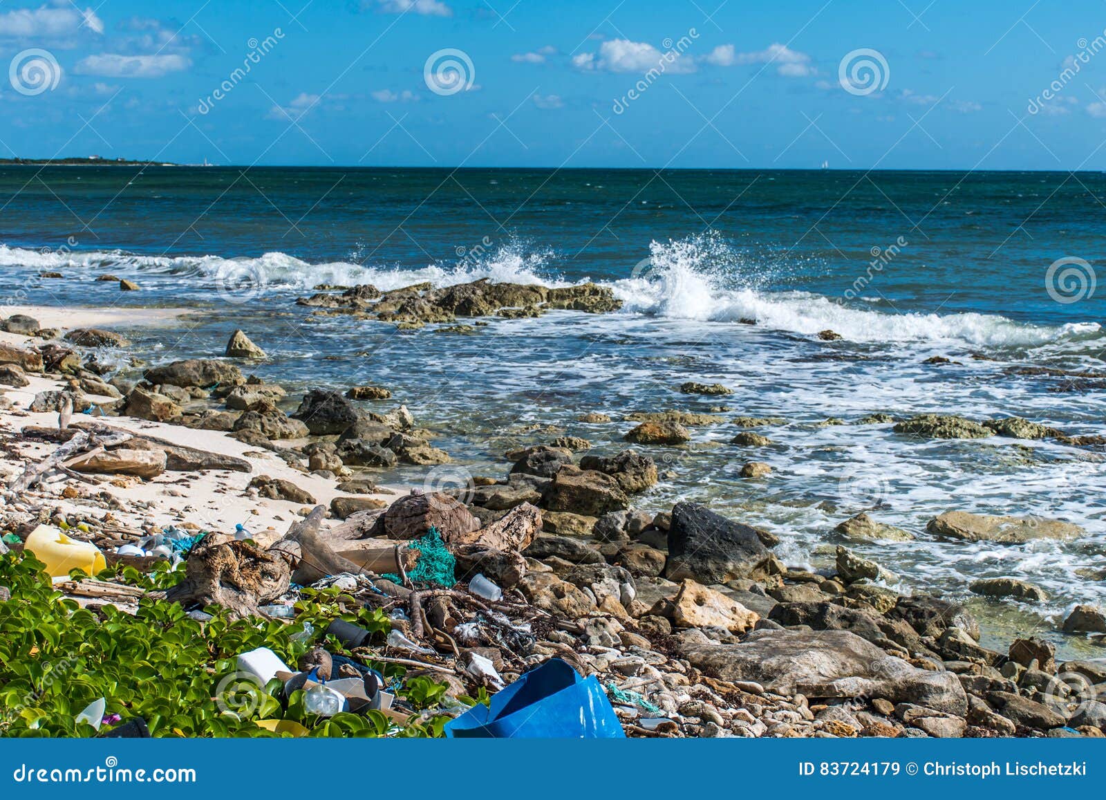 Mexico Ocean Pollution Problem Plastic Litter Royalty-Free Stock ...