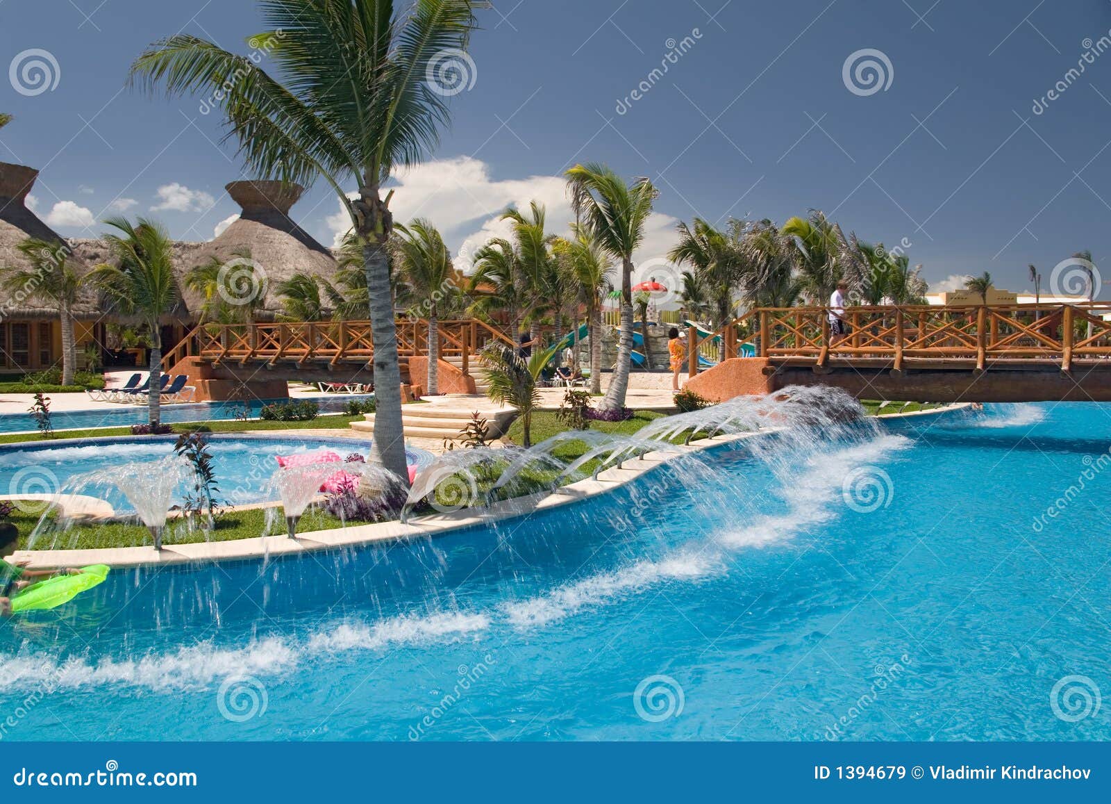 Mexico pool like river stock image. Image of caribbean - 1394679