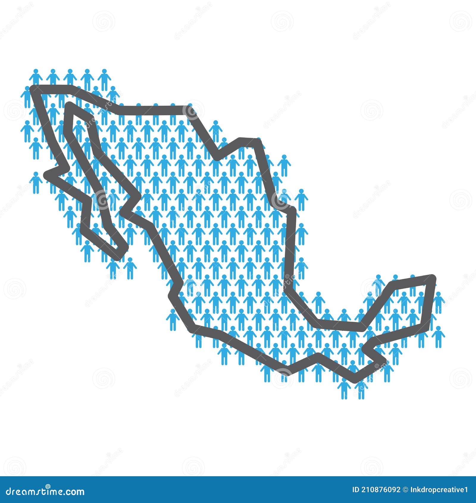 Mexico Population Map