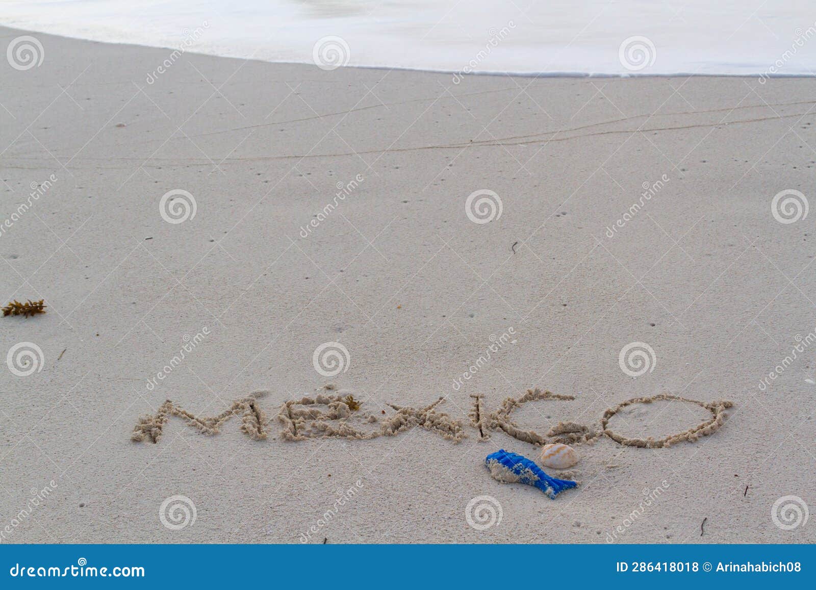 Mexico sign stock photo. Image of relaxation, sand, mexico - 286418018