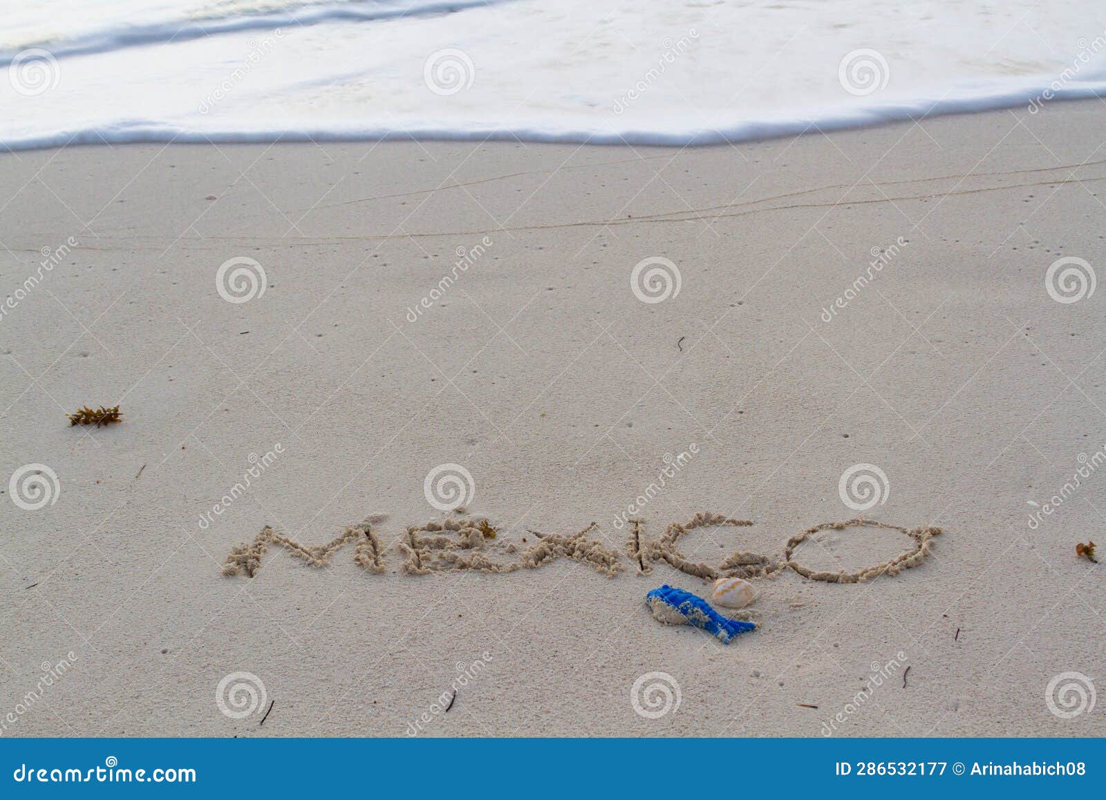 Mexico sign stock image. Image of relaxation, water - 286532177