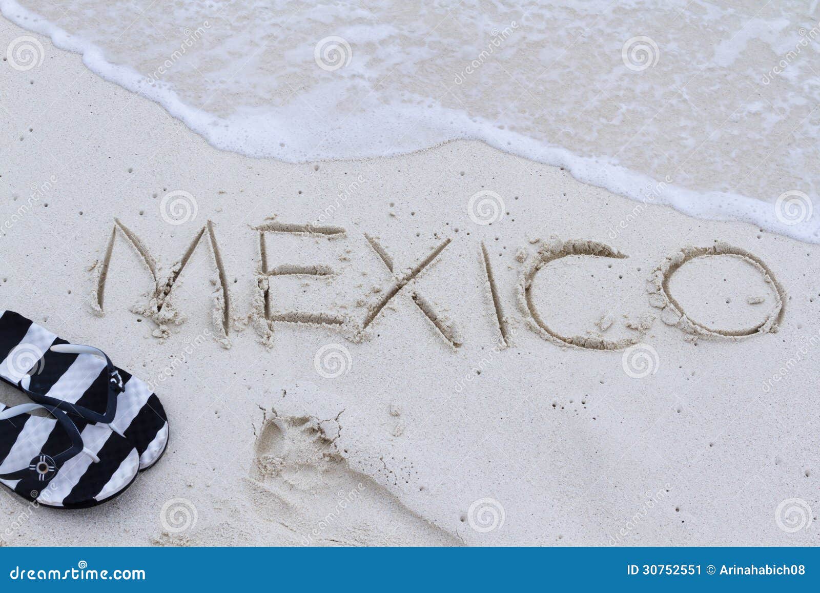 Mexico sign stock image. Image of leisure, nature, caribbean - 30752551