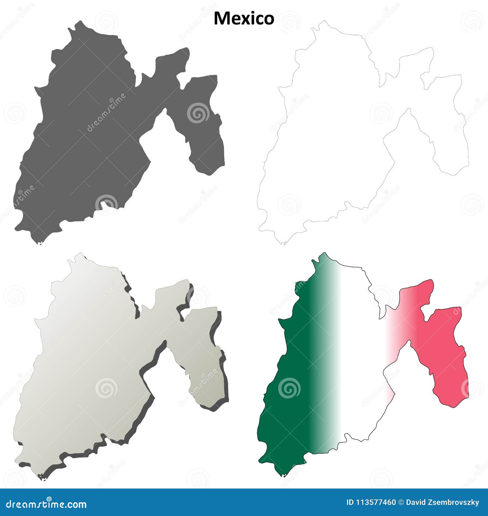Ecatepec De Morelos City United Mexican States, Mexico Map Vector ...