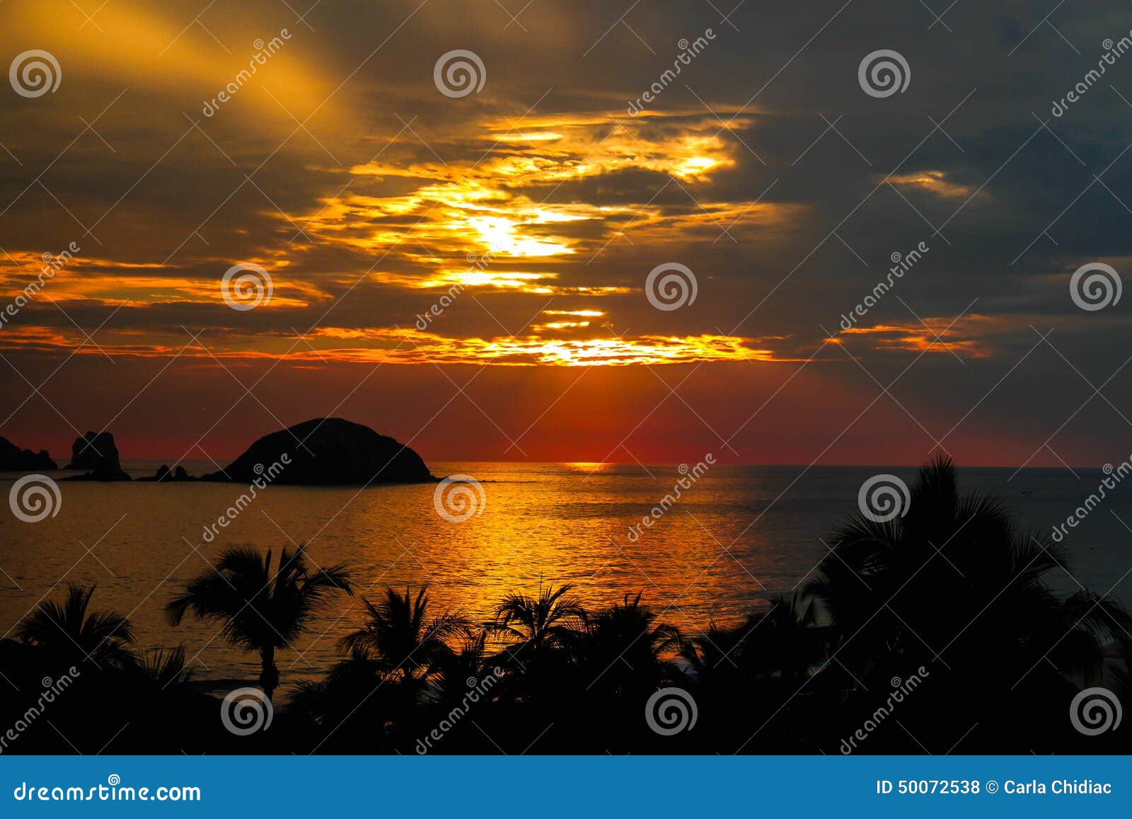 Mexico sunset stock photo. Image of ixtapa, vacation - 50072538