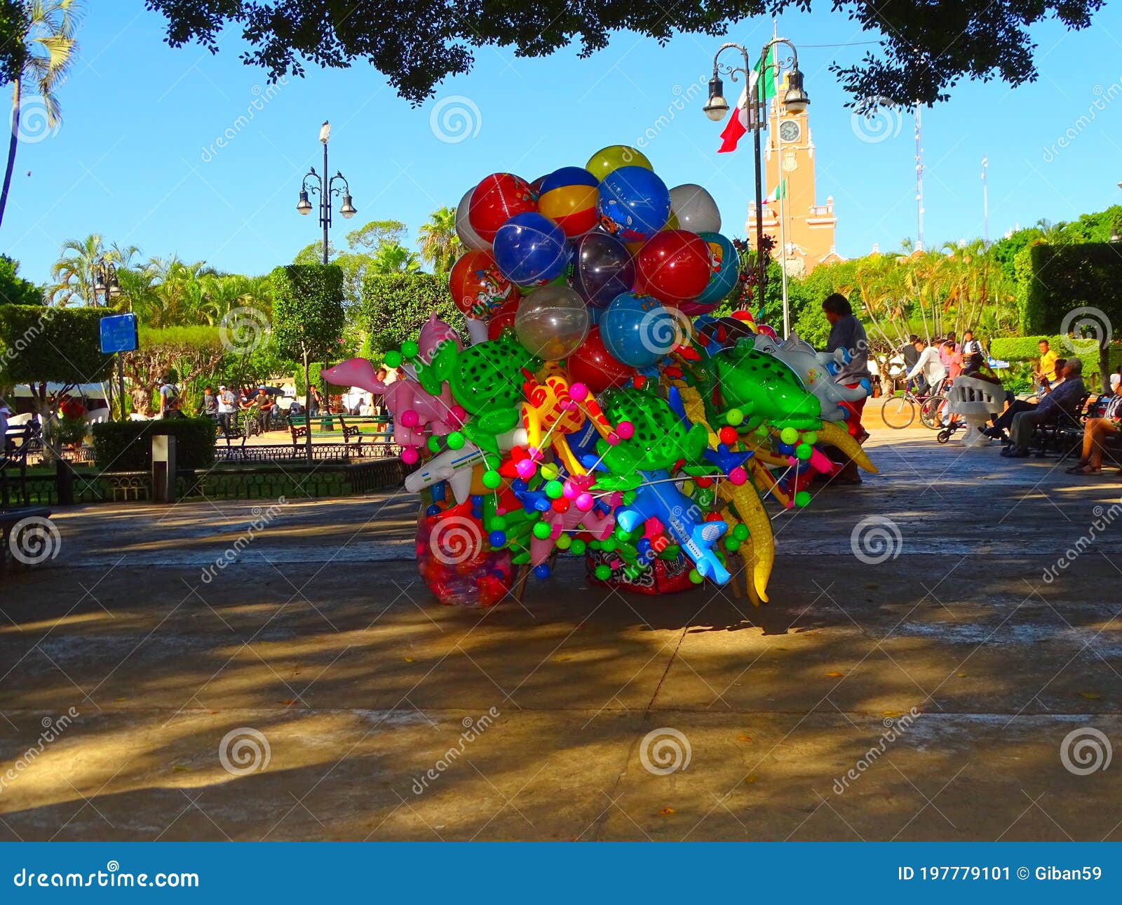 Mexico, Yucatan, Merida, Large Square Editorial Photo - Image of ...