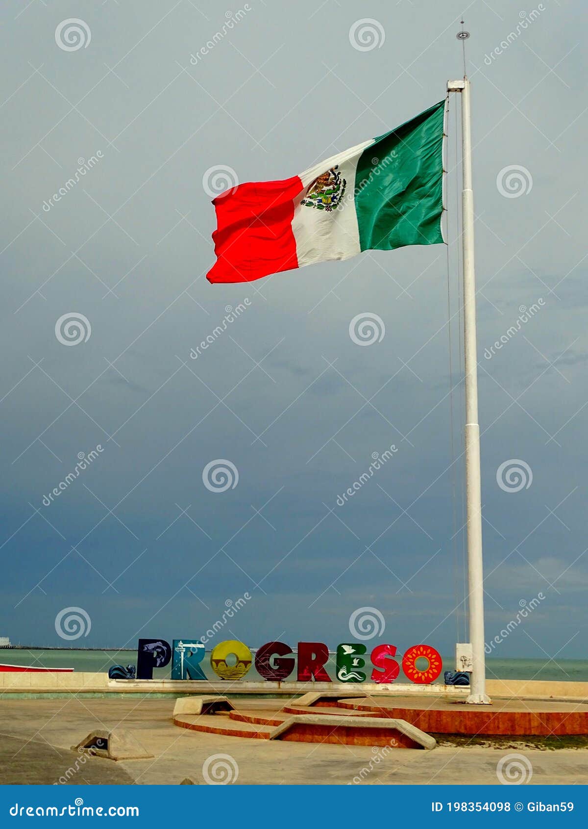 Mexico, Yucatan, Coastal Town of Progreso Stock Photo - Image of ...
