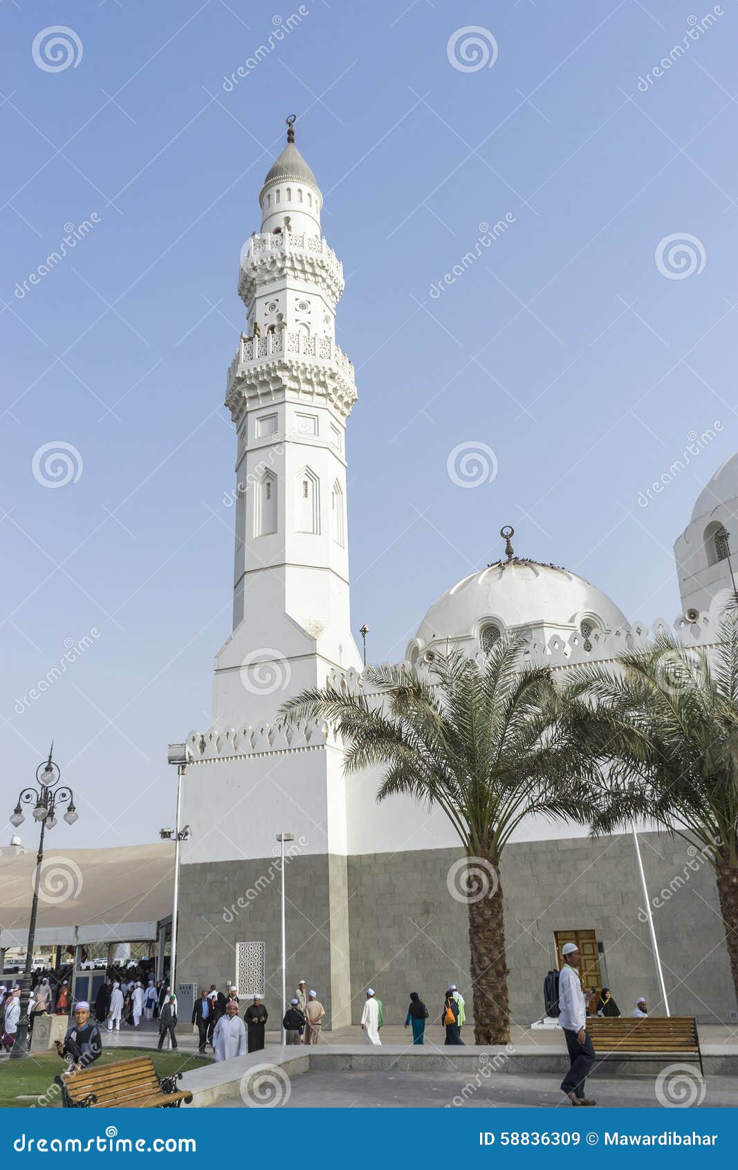 Mezquita de Quba imagen de archivo editorial. Imagen de peregrino ...