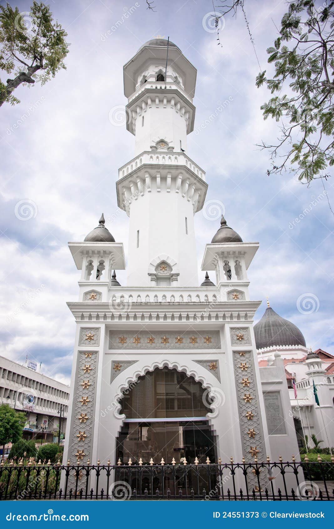 Mezquita keling de Kapitan imagen de archivo. Imagen de islam - 24551373