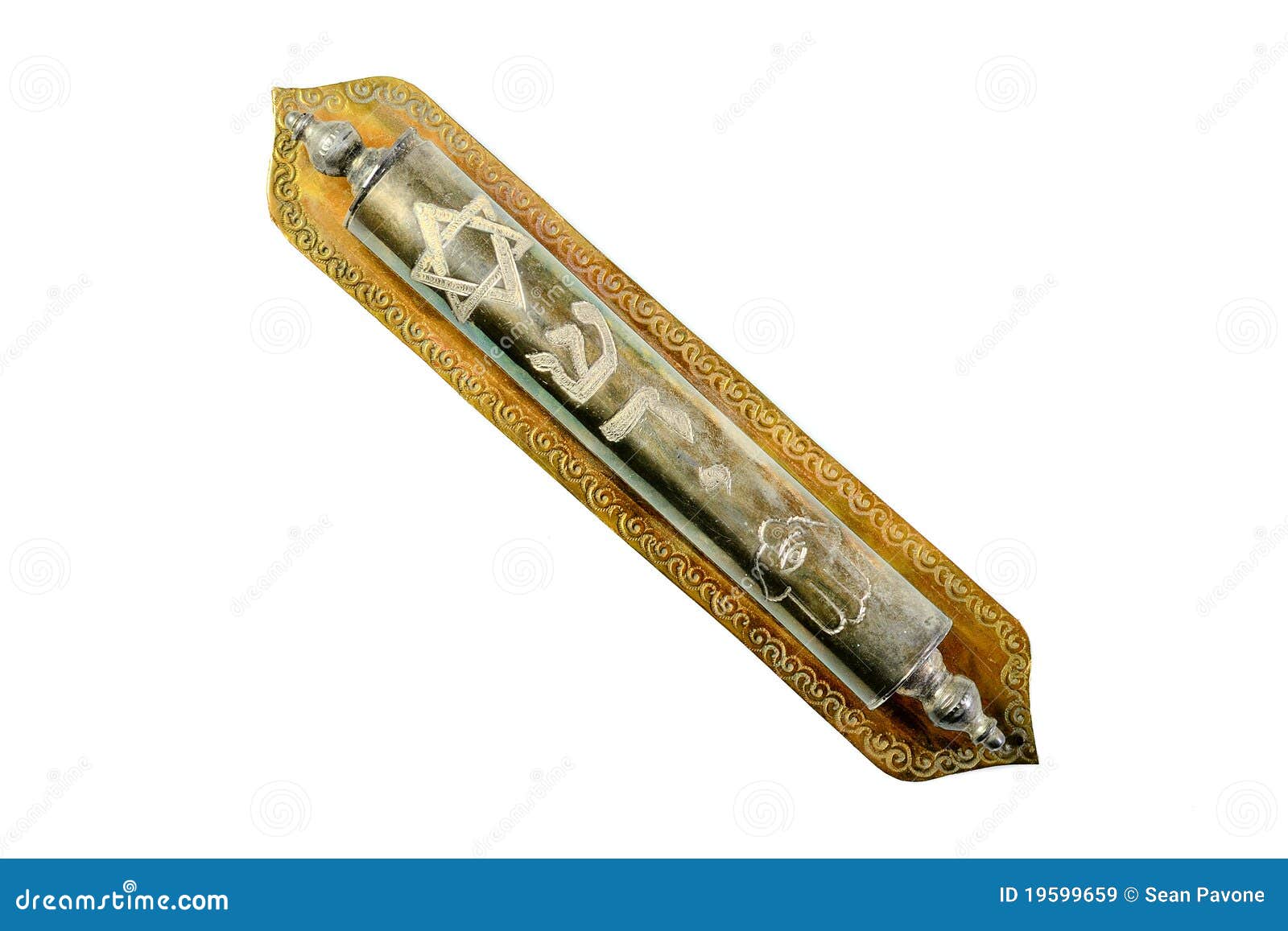 Mezuzah stock image. Image of isolated, israel, white - 19599659