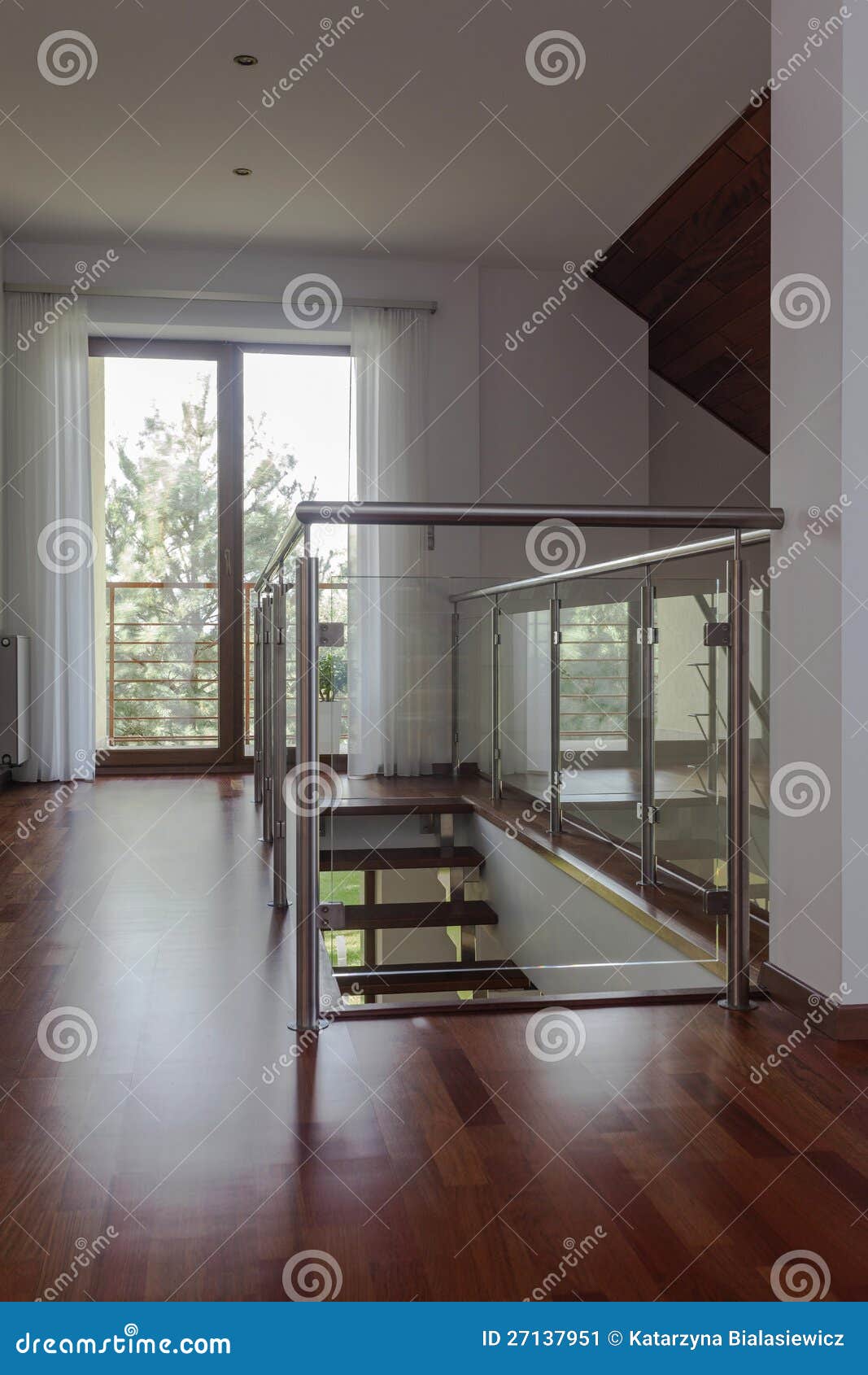 Mezzanine, stairs stock image. Image of house, architecture - 27137951