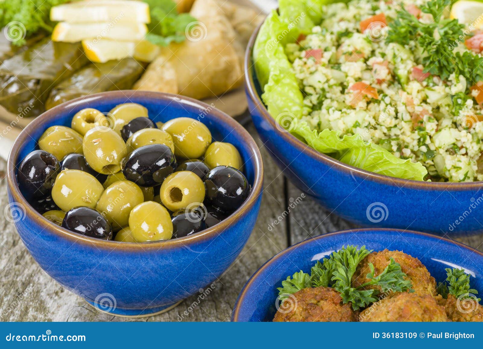 Mezze imagen de archivo. Imagen de medio, griego, cocina - 36183109