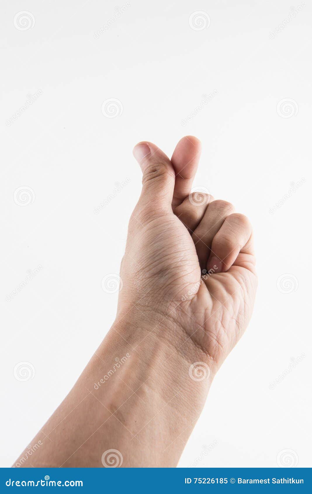 Mezzi Di Questo Gesto Di Mano Ti Amo in Corea Immagine Stock - Immagine ...