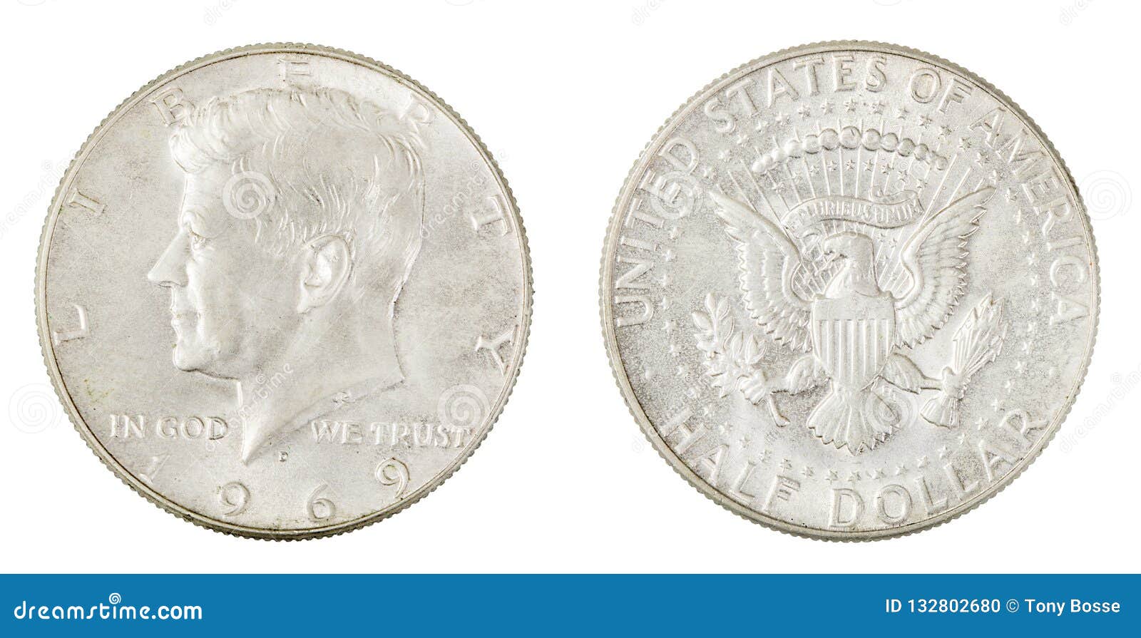 Mezzo Dollaro D'argento Americano JFK Liberty Coin Fotografia Stock ... Mezzo Dollaro D'argento Americano JFK Liberty Coin Fotografia Stock ...