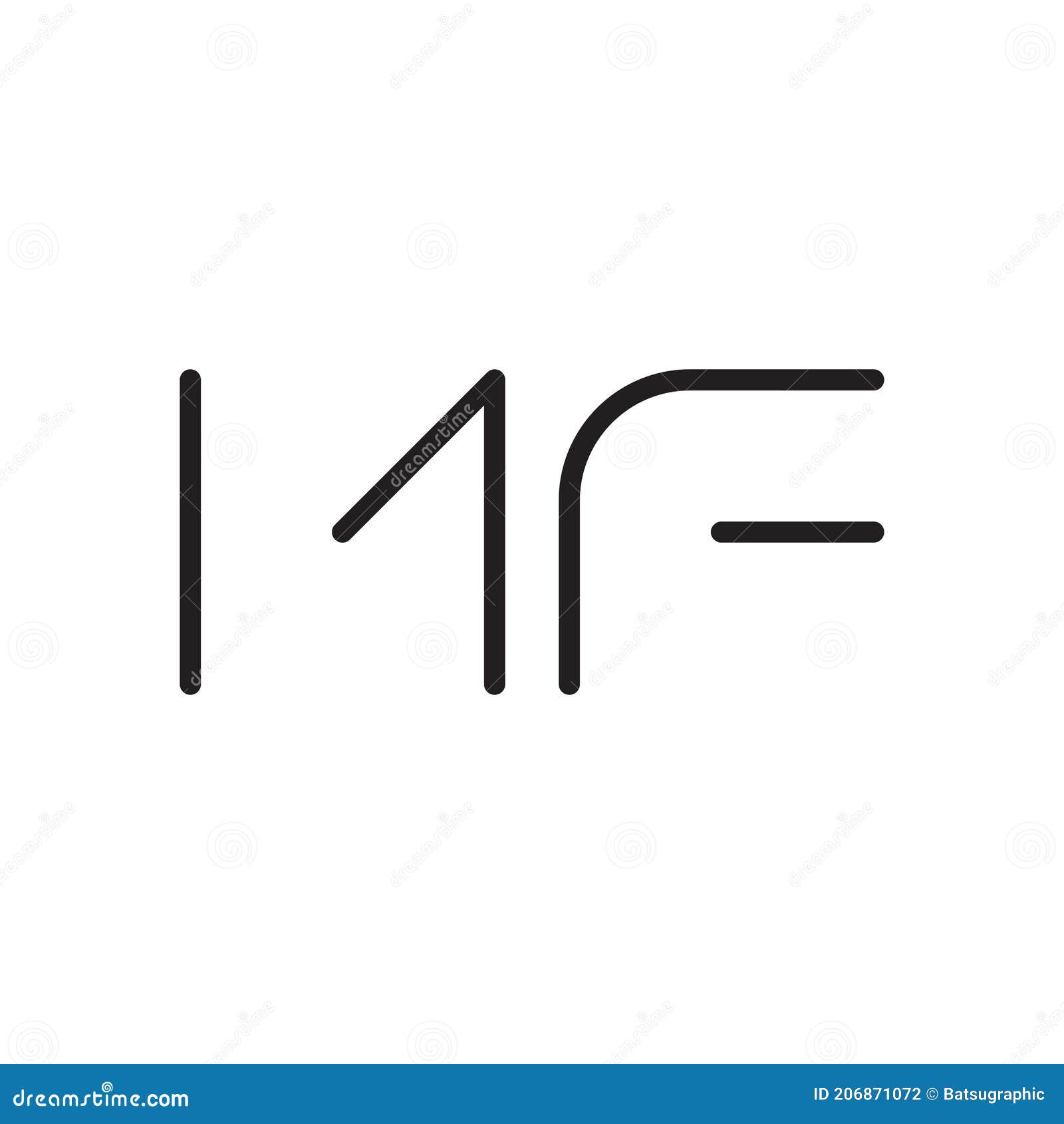 Mf Initial Letter Vector Logo Icon Stock Vector - Illustration of ...