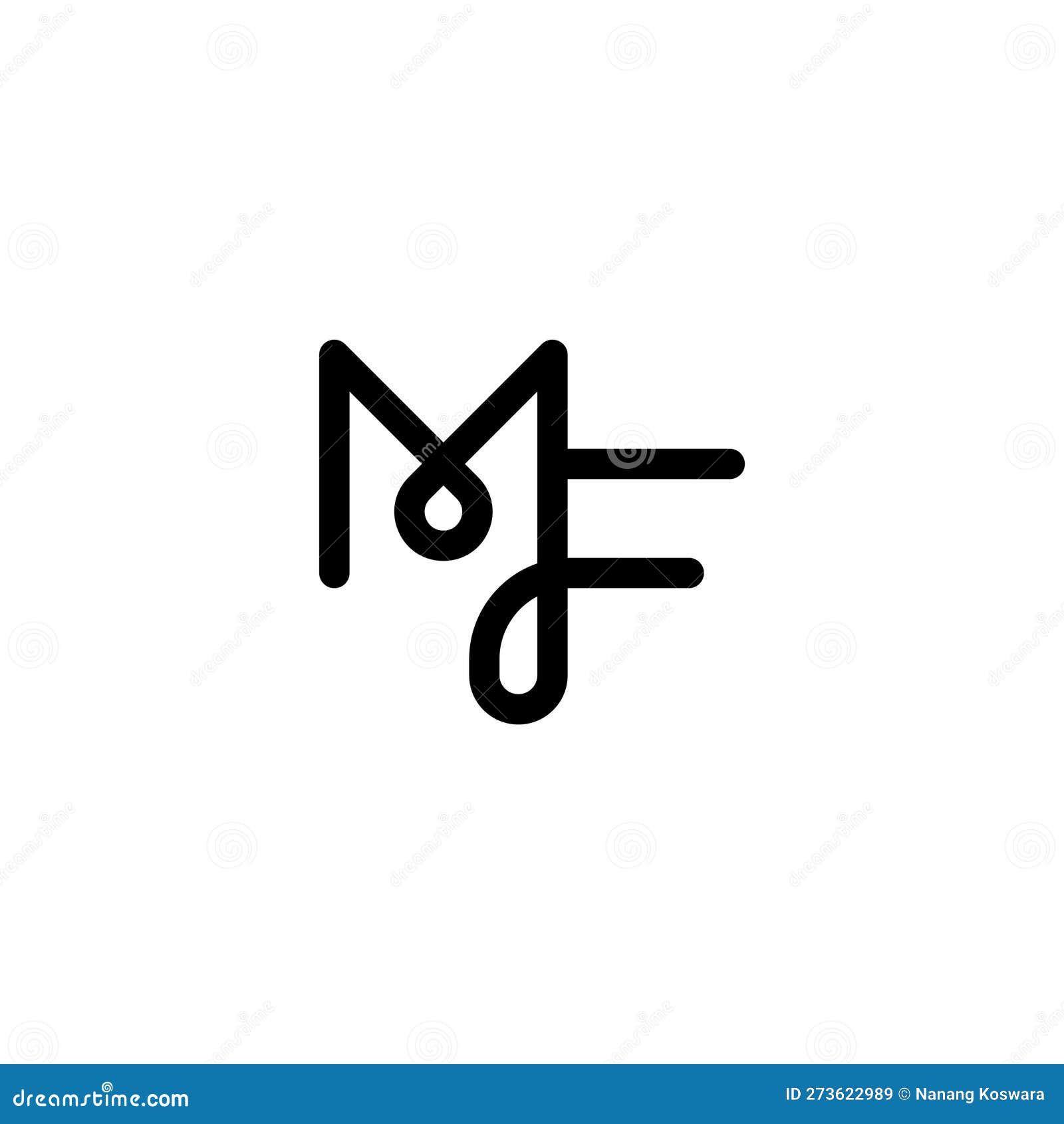 MF Logo, MF Monogram, Initial MF Logo, Letter MF Logo, Letter MF Icon ...