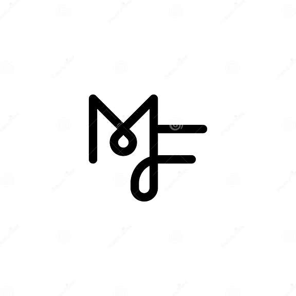 MF Logo, MF Monogram, Initial MF Logo, Letter MF Logo, Letter MF Icon ...