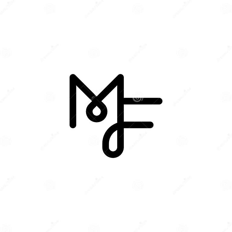 MF Logo, MF Monogram, Initial MF Logo, Letter MF Logo, Letter MF Icon ...