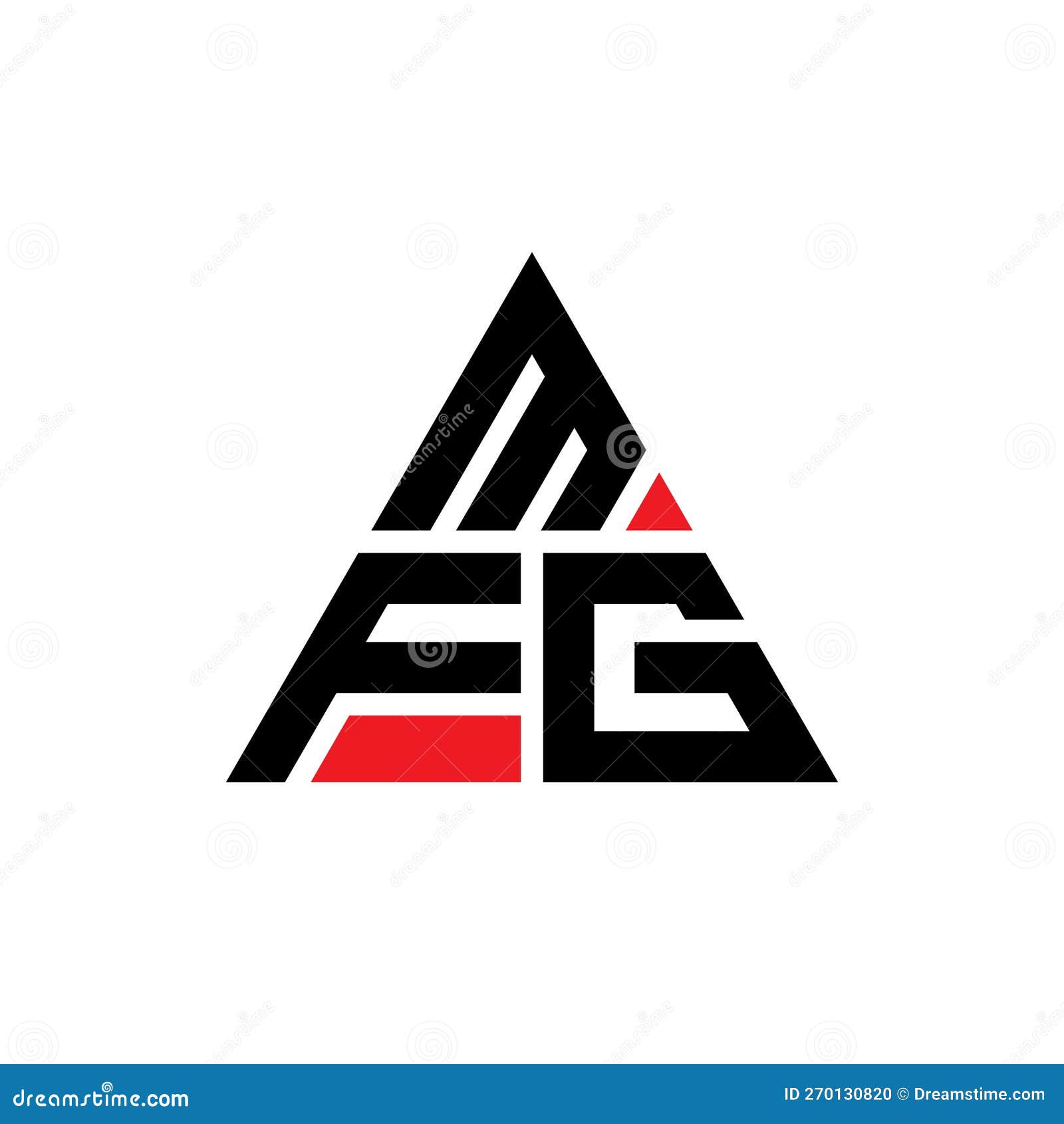 MFG Triangle Letter Logo Design With Triangle Shape. MFG Triangle Logo ...