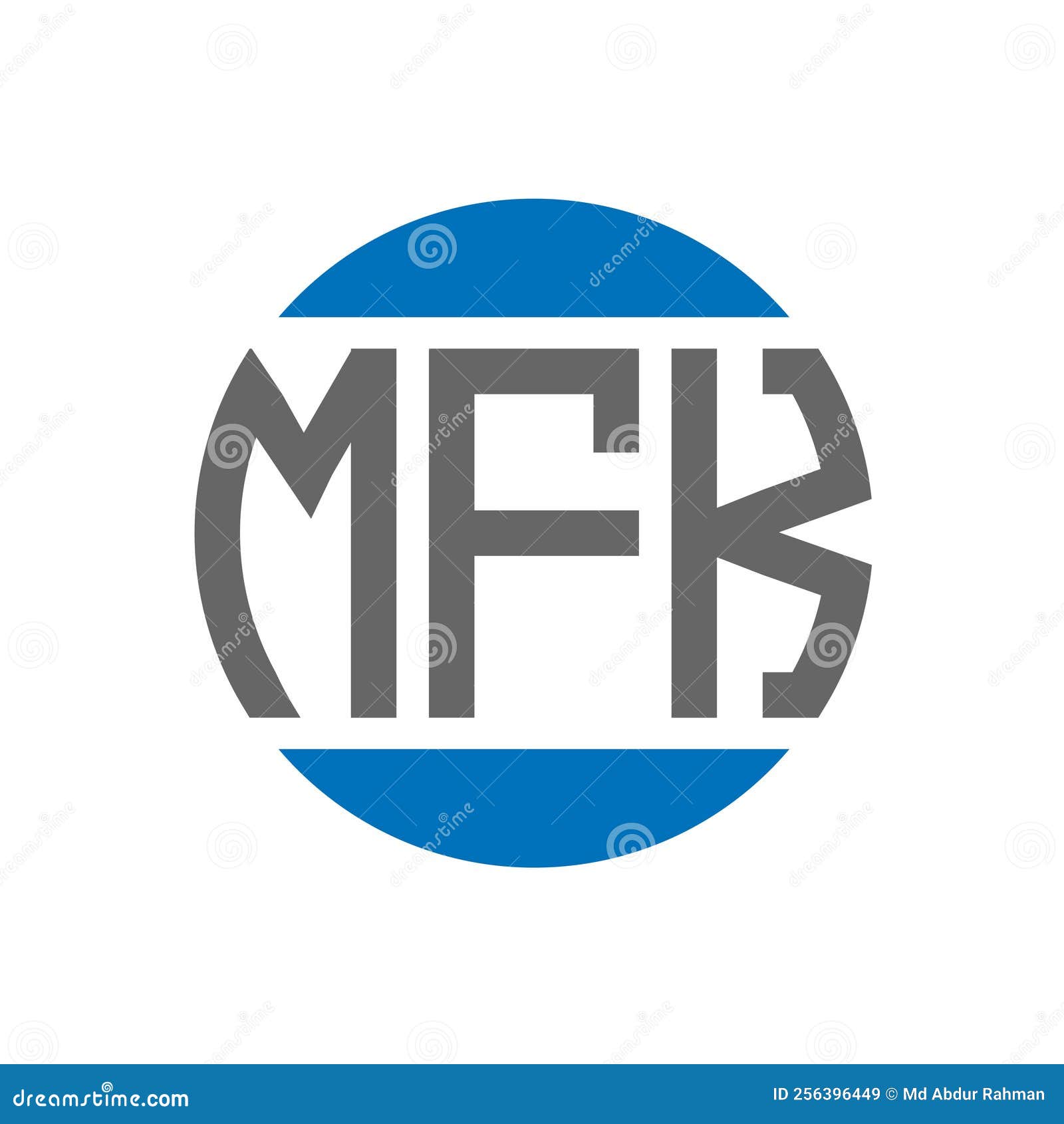 MFK Letter Logo Design on White Background. MFK Creative Initials ...
