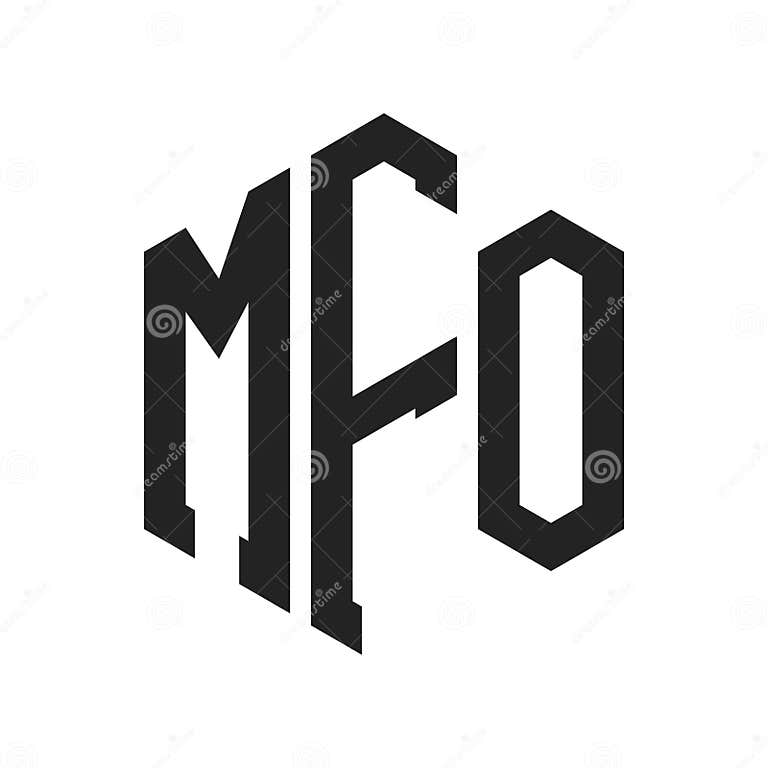 MFO Logo Design. Initial Letter MFO Monogram Logo Using Hexagon Shape ...