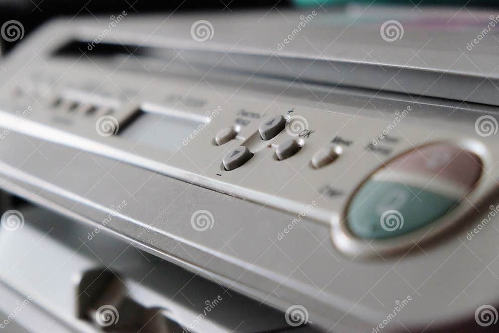 MFP control panel stock photo. Image of panel, photocopier - 93388700
