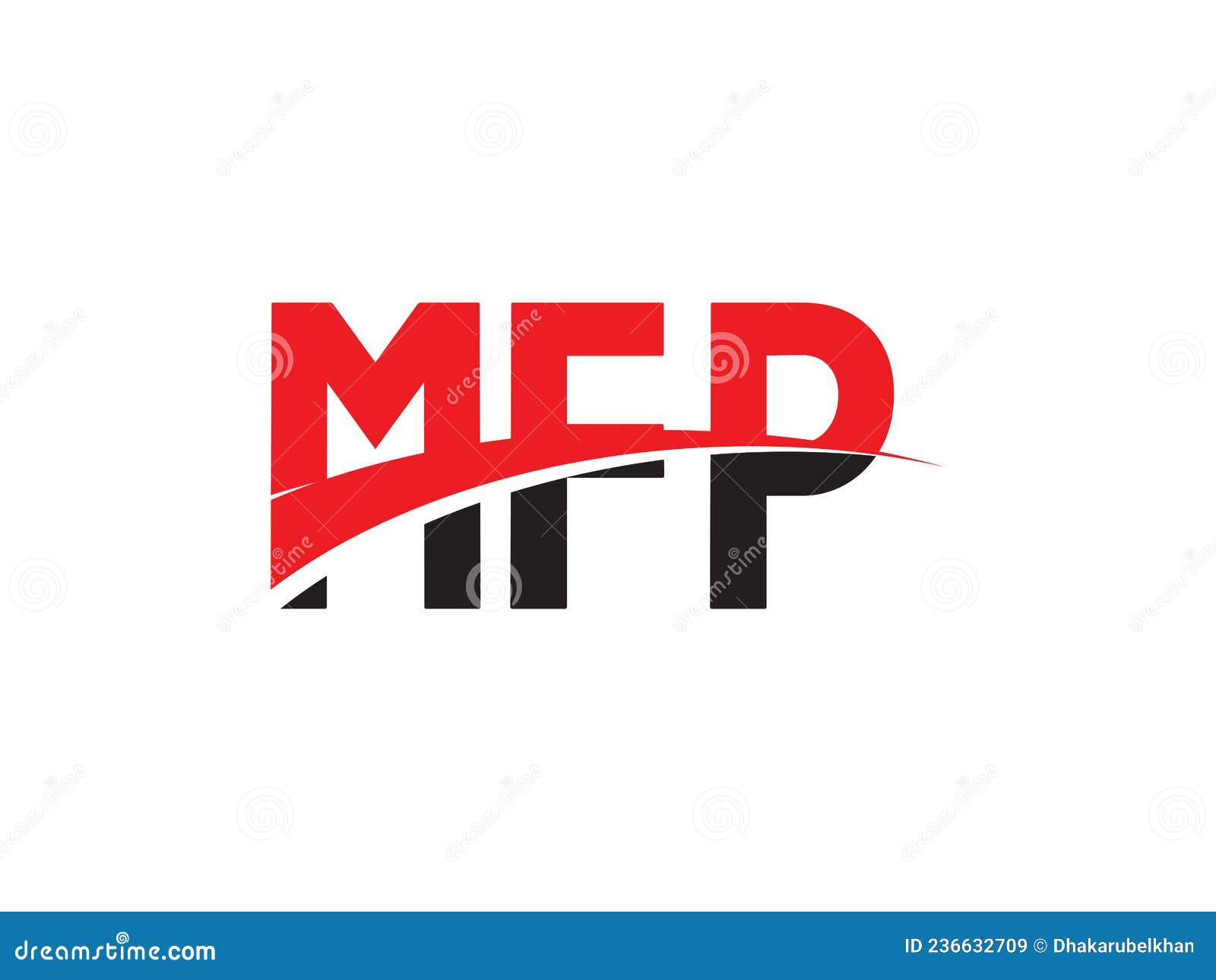 MFP Letter Initial Logo Design Stock Vector - Illustration of symbol ...