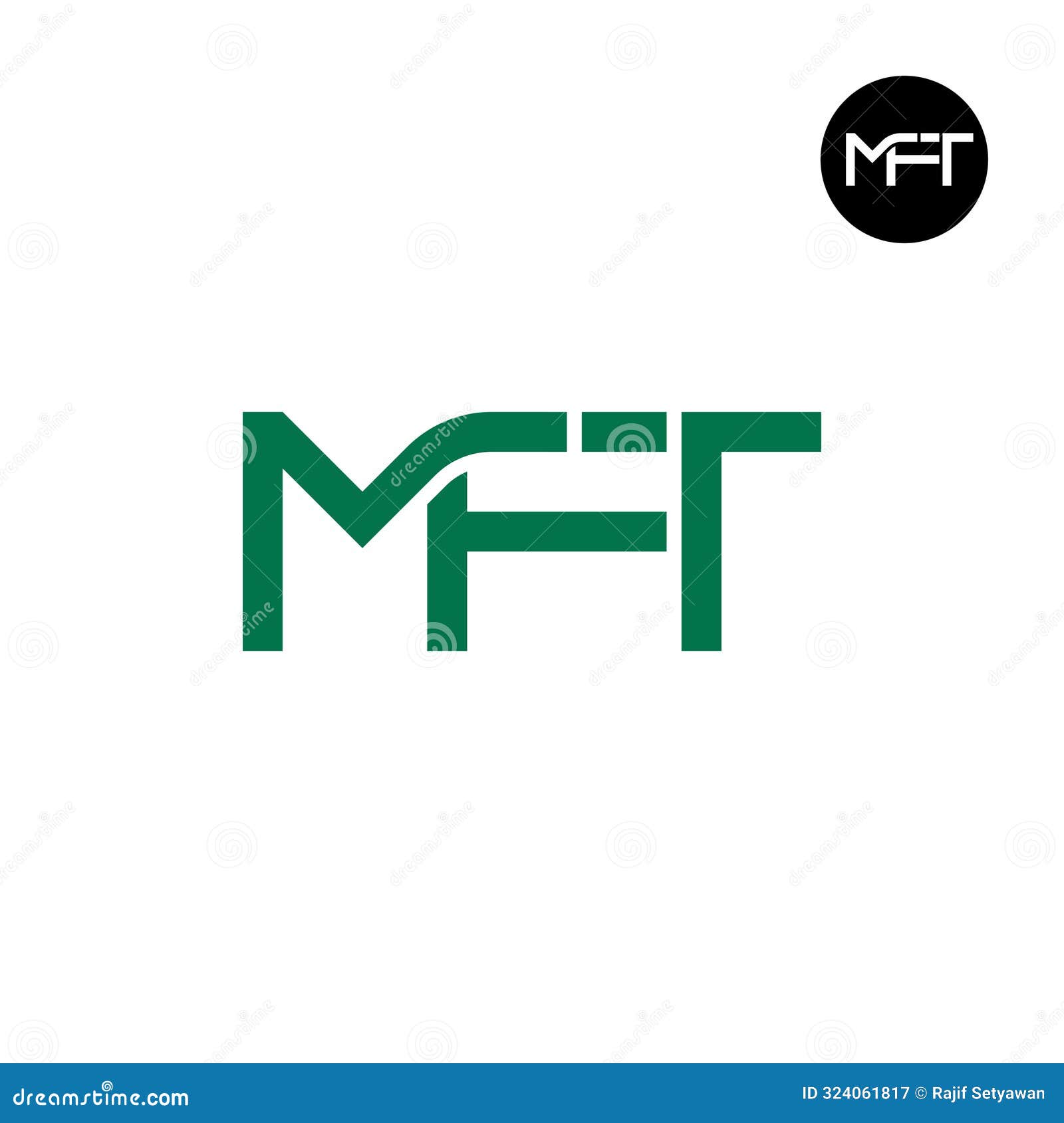 MFT Logo Letter Monogram Design Stock Vector - Illustration of company ...