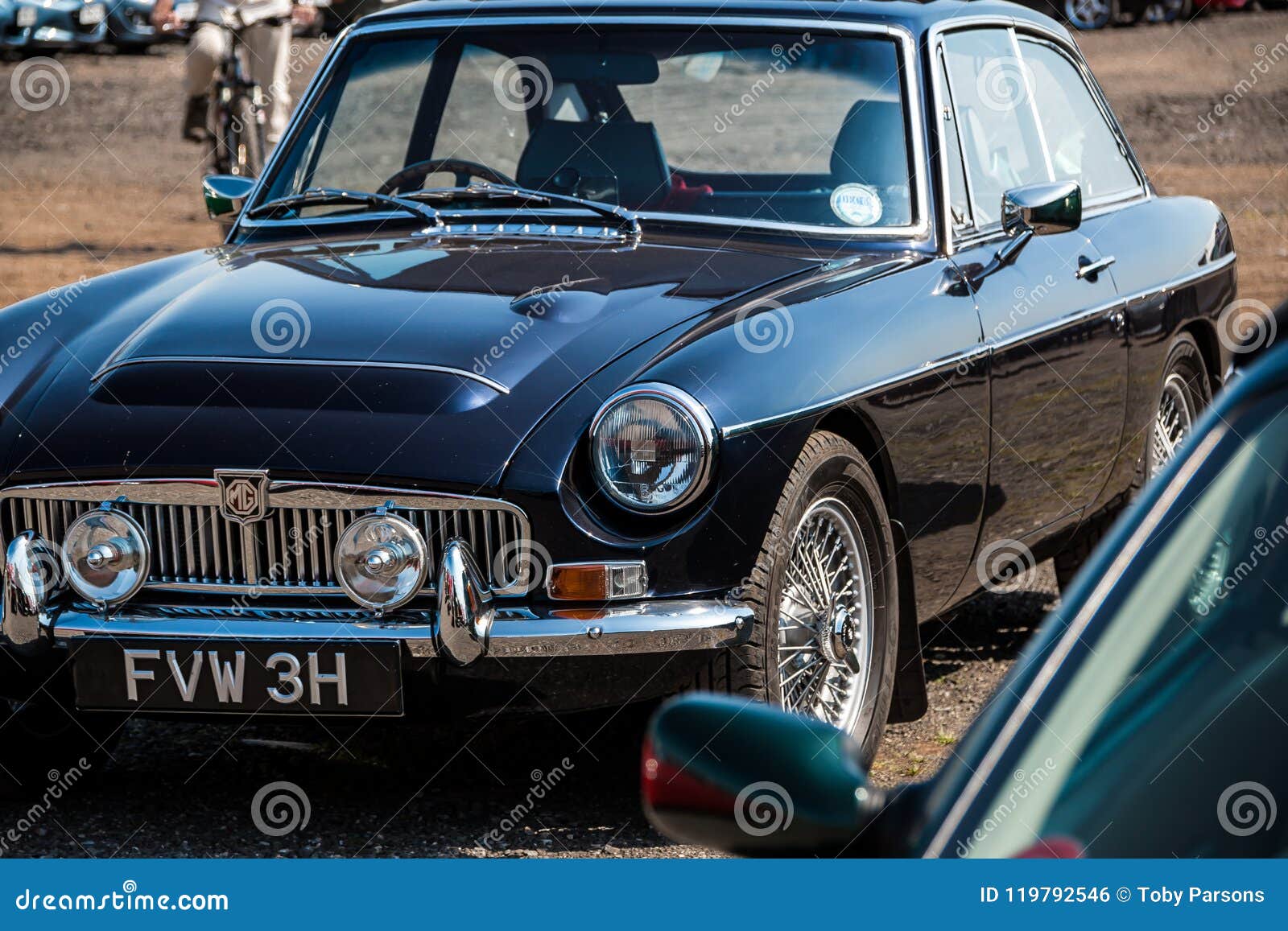 MG azul MGB foto editorial. Imagen de transporte, azul - 119792546