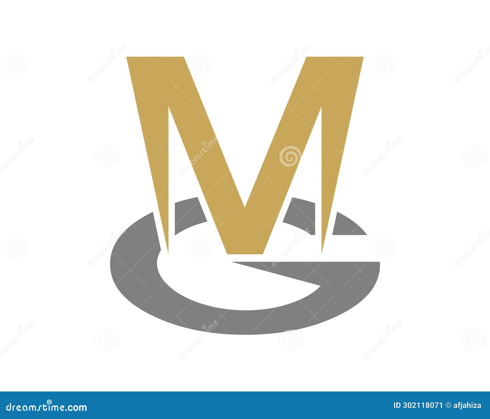 Mg Gm Letter Shadow Icon Template Cartoon Vector | CartoonDealer.com ...