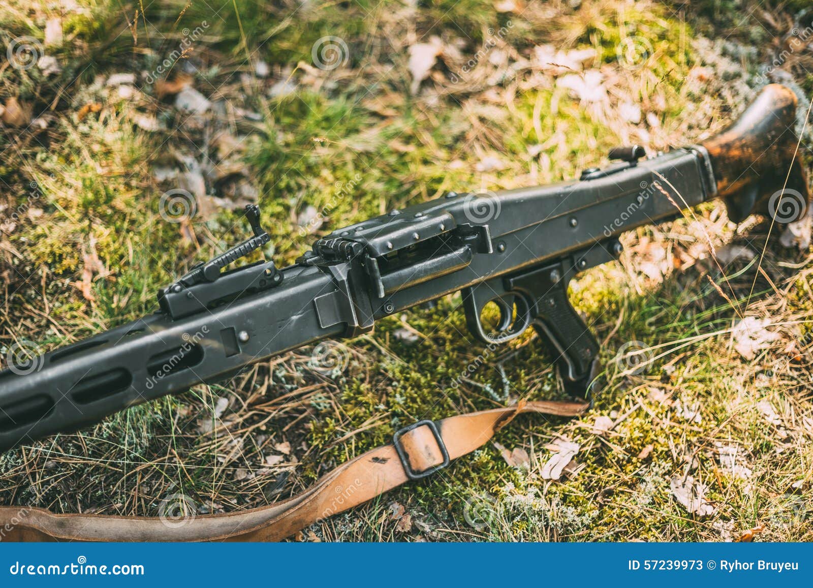 MG 42 Machine-gun. 7 stock image. Image of machine, nazi - 57239973