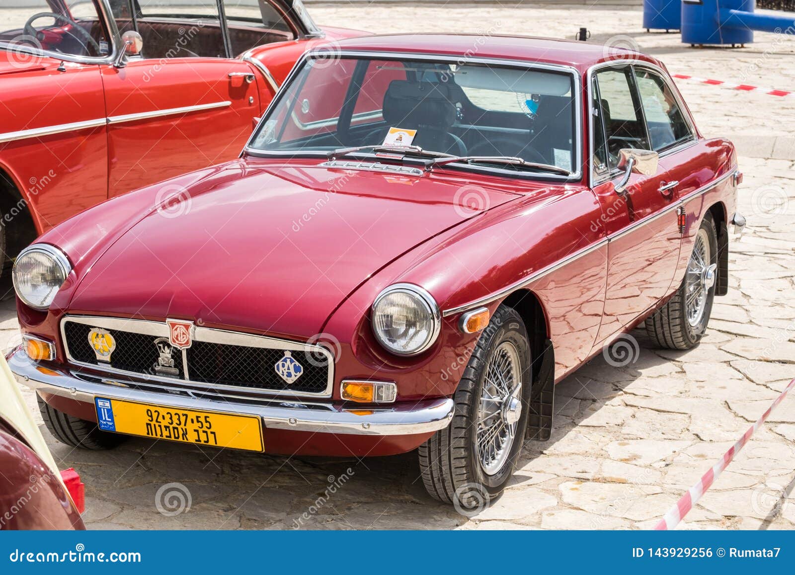 MG Vintage Car Presented on Oldtimer Car Show, Israel Editorial Photo ...