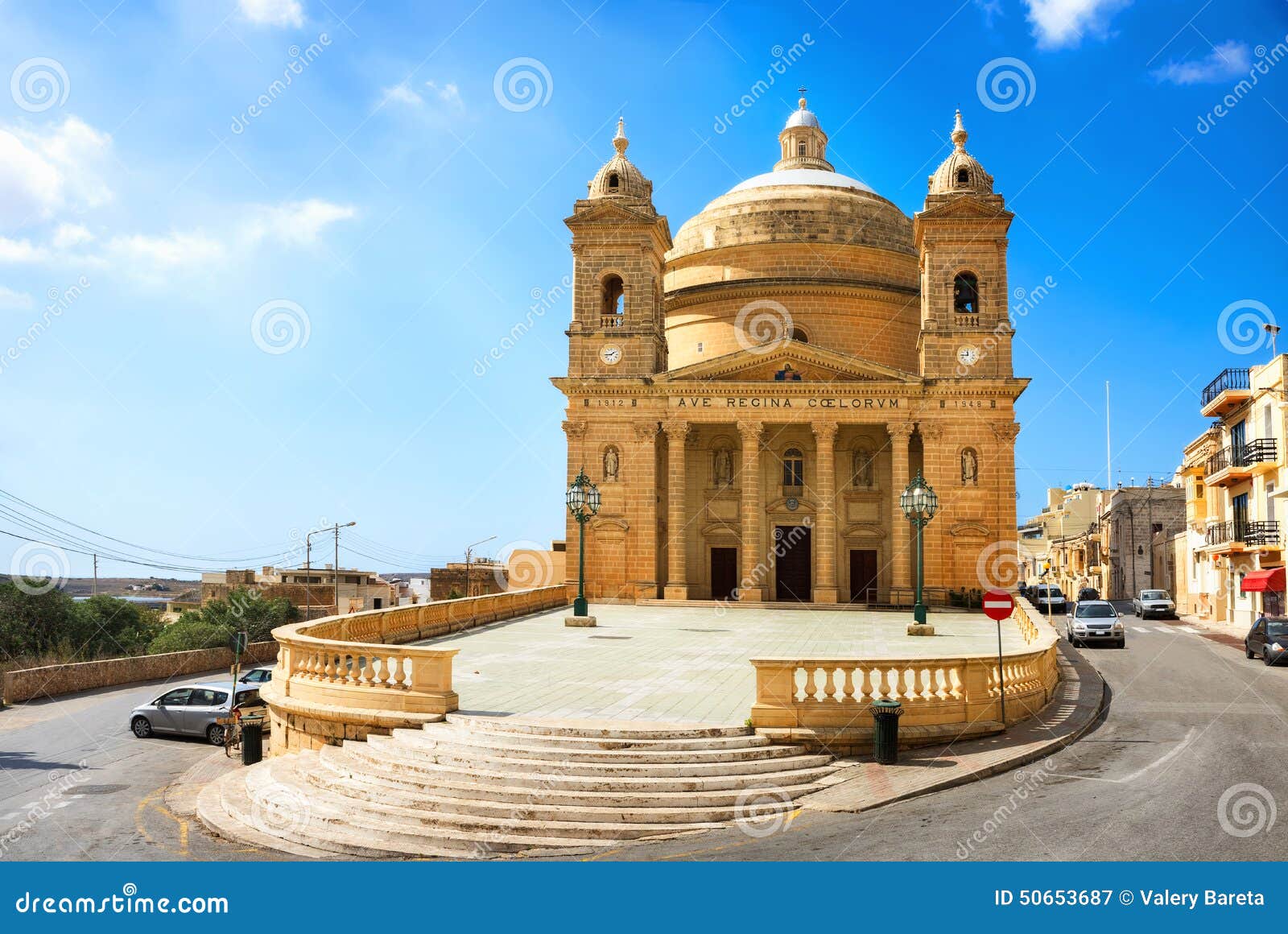 Mgarr Church. Malta stock image. Image of cathedral, outdoors - 50653687