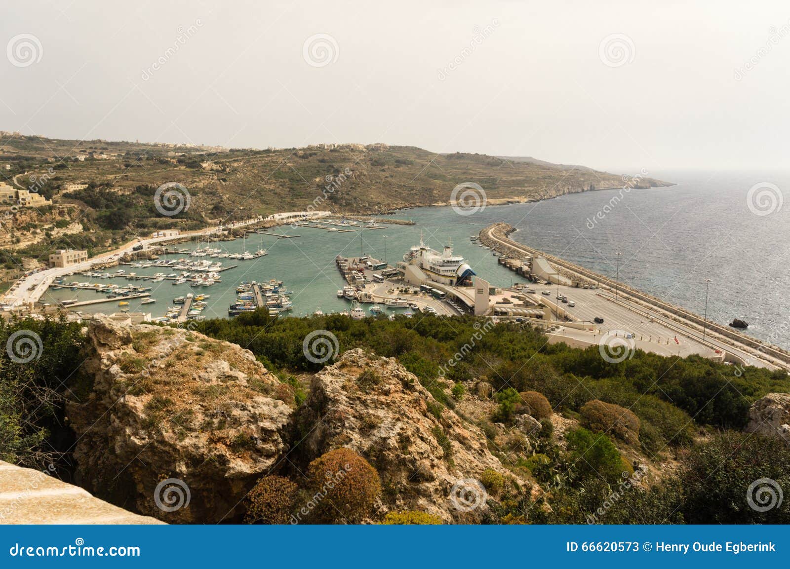 Mgarr harbor Gozo stock image. Image of gozo, harbour - 66620573