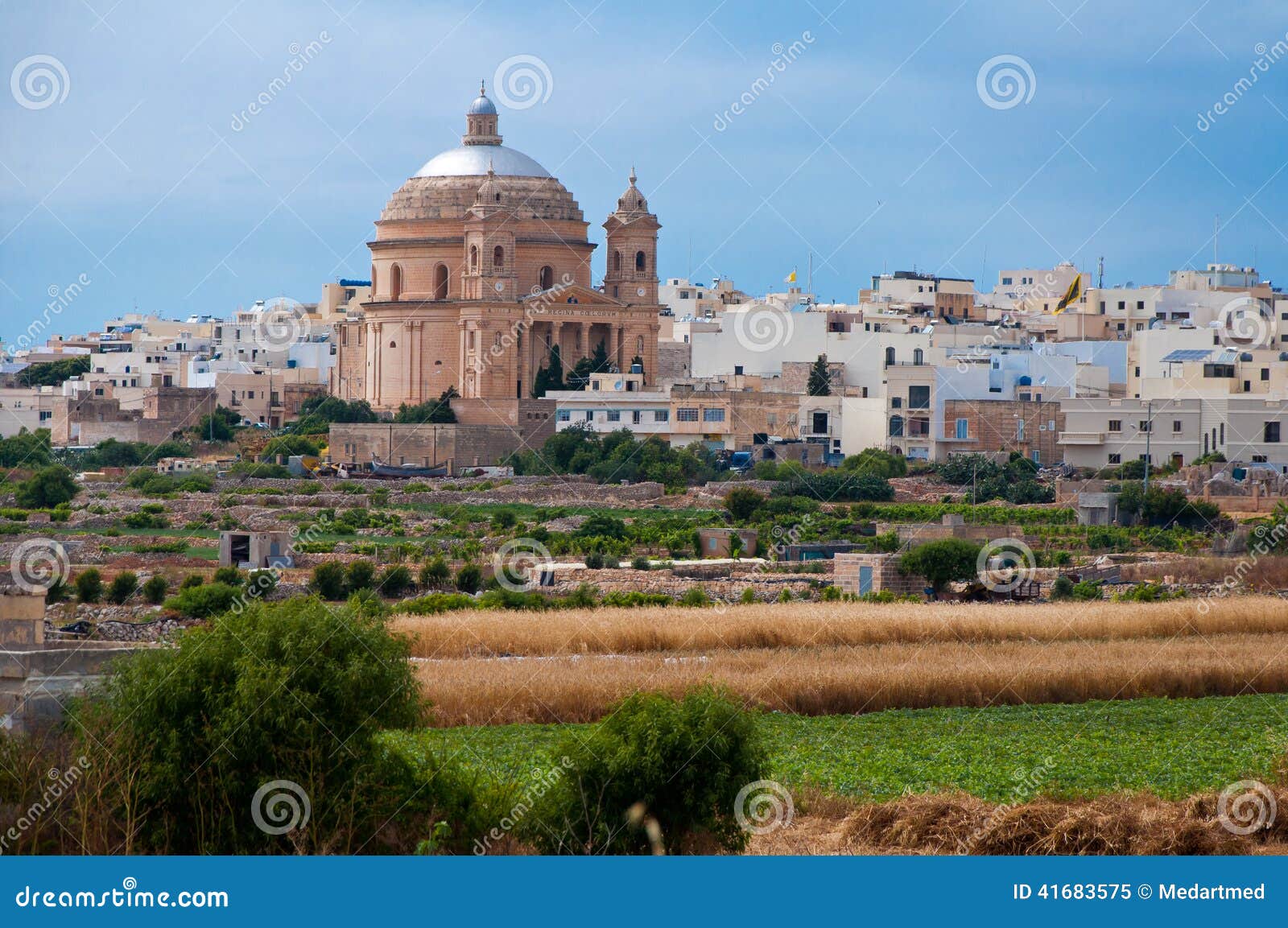 Mgarr Malta Historic city stock image. Image of tourism - 41683575
