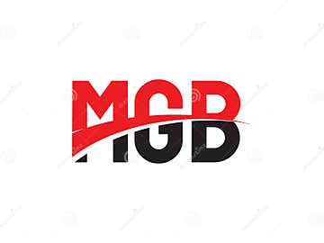 MGB Letter Initial Logo Design Stock Vector - Illustration of text ...