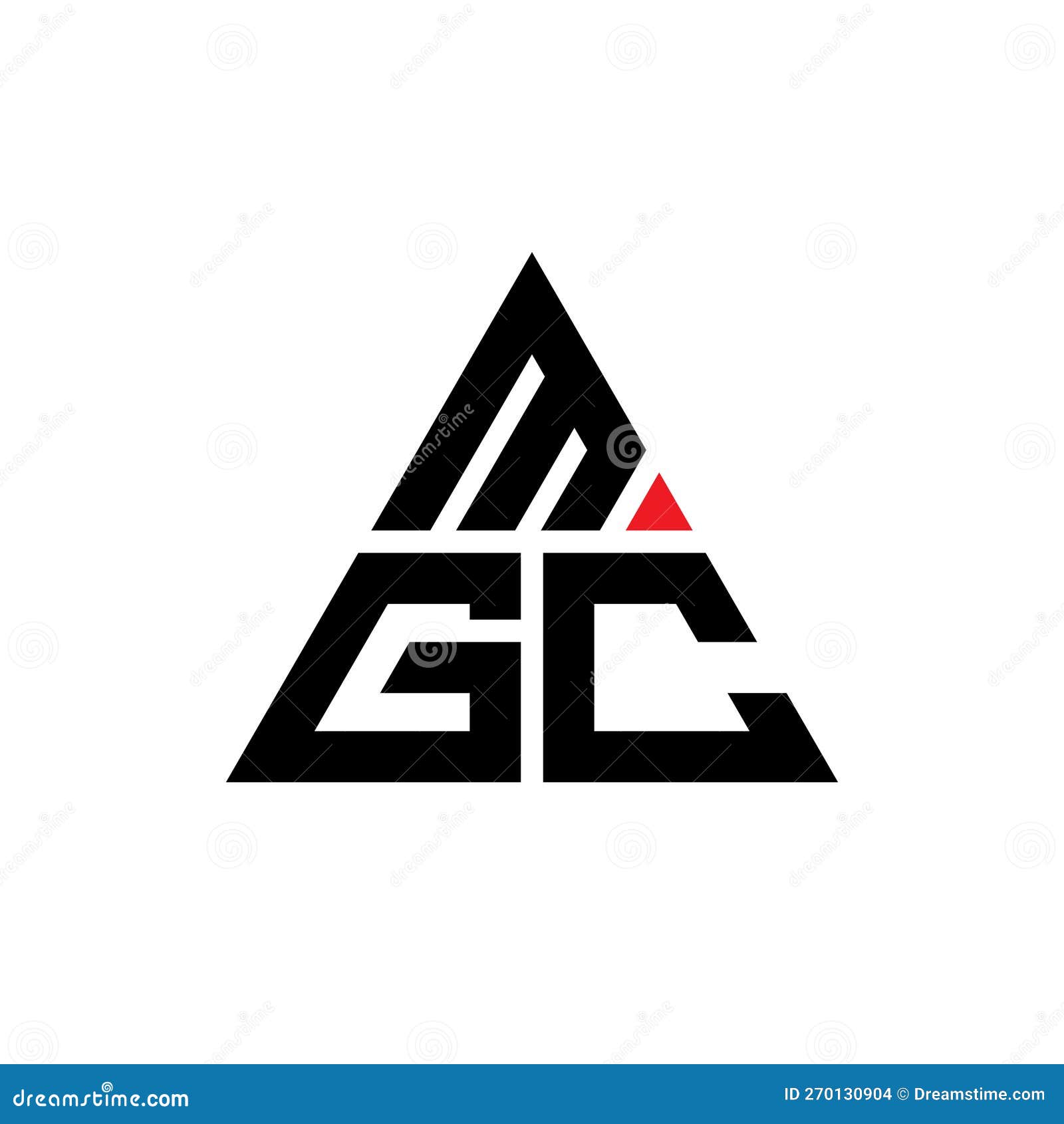 MGC Triangle Letter Logo Design with Triangle Shape. MGC Triangle Logo ...