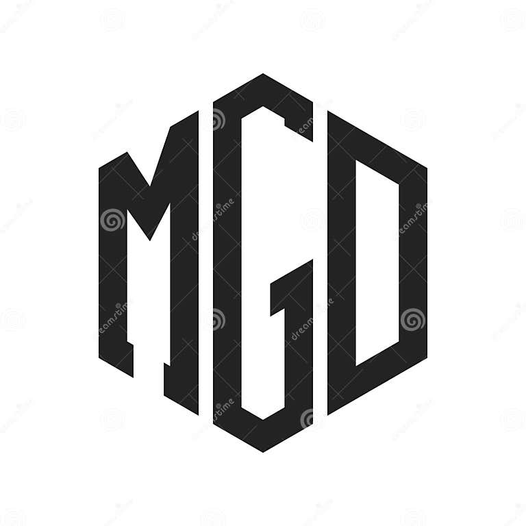 MGD Logo Design. Initial Letter MGD Monogram Logo Using Hexagon Shape ...
