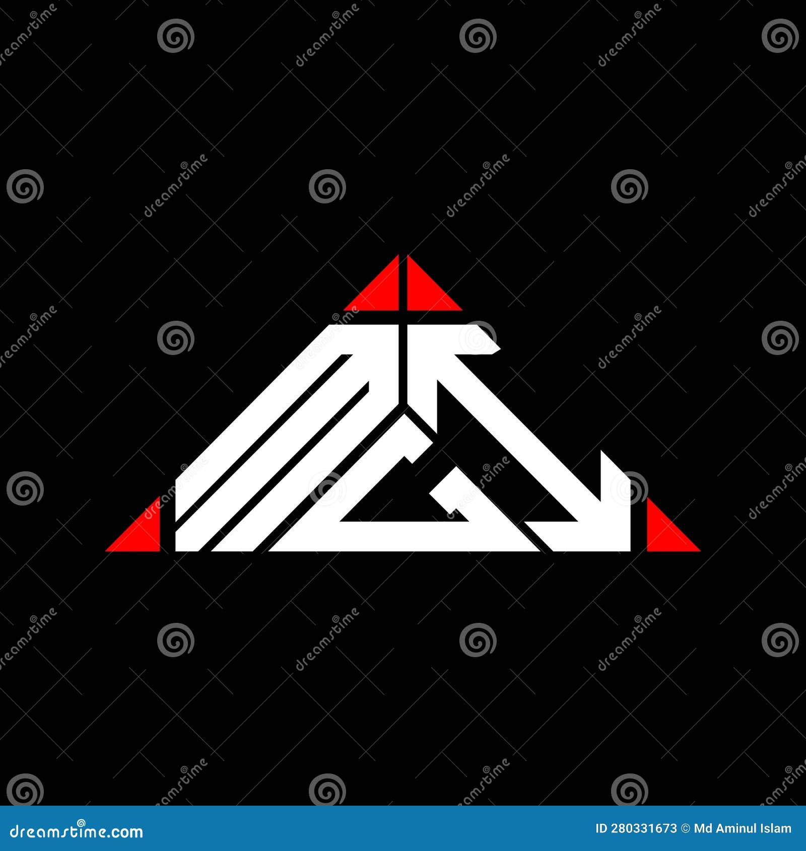 MGI Letter Logo Creative Design with Vector Graphic, MGI Stock Vector ...