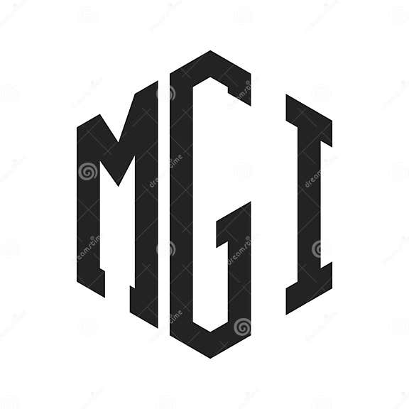 MGI Logo Design. Initial Letter MGI Monogram Logo Using Hexagon Shape ...