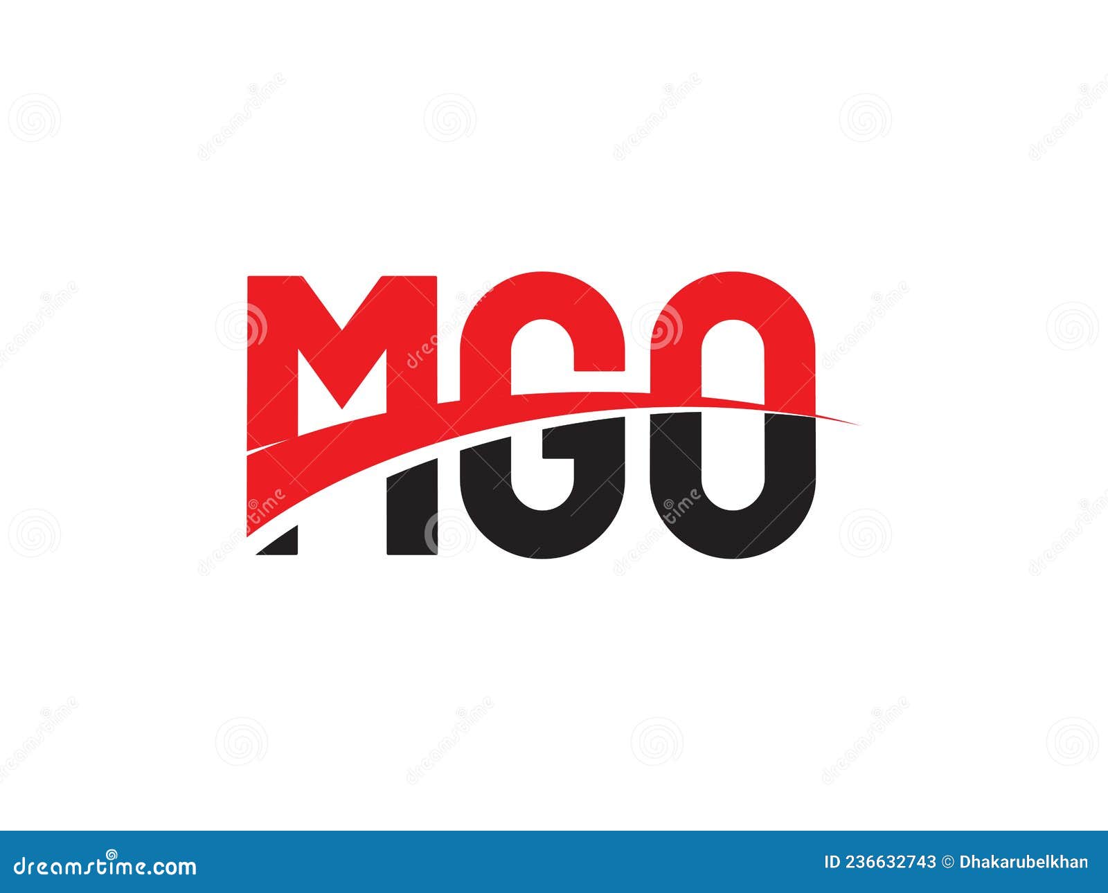 MGO Letter Initial Logo Design Cartoon Vector | CartoonDealer.com ...