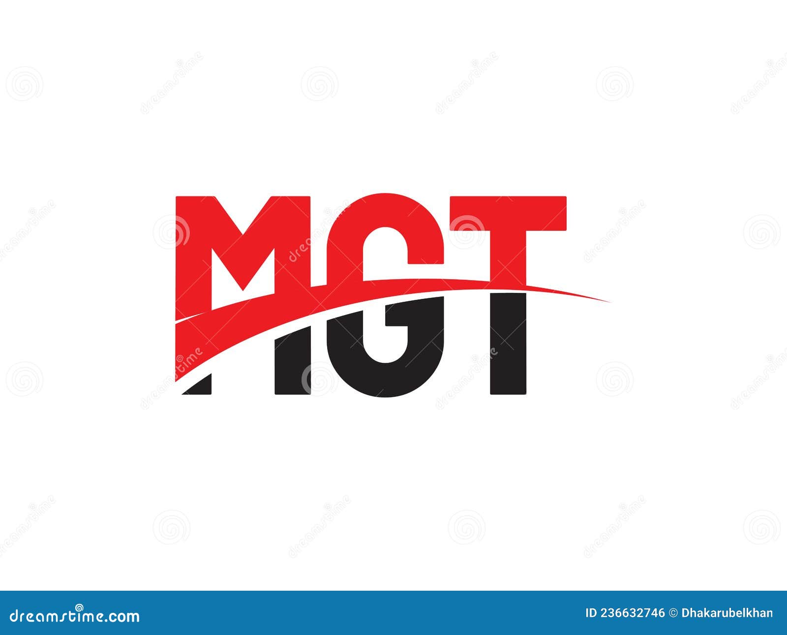MGT Letter Initial Logo Design Stock Vector - Illustration of business ...