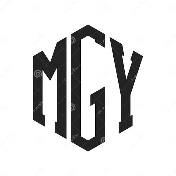 MGY Logo Design. Initial Letter MGY Monogram Logo Using Hexagon Shape ...