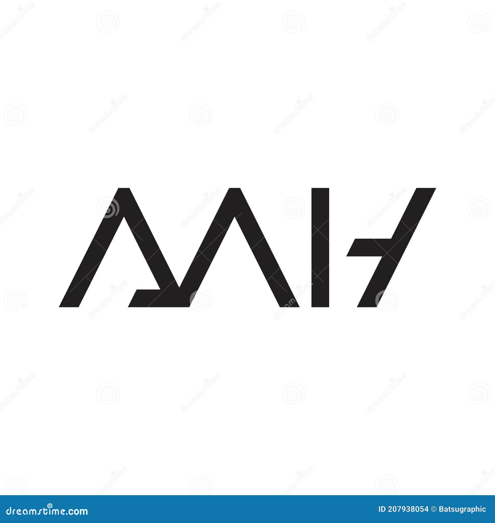 Mh Initial Letter Vector Logo Icon Stock Vector - Illustration of ...