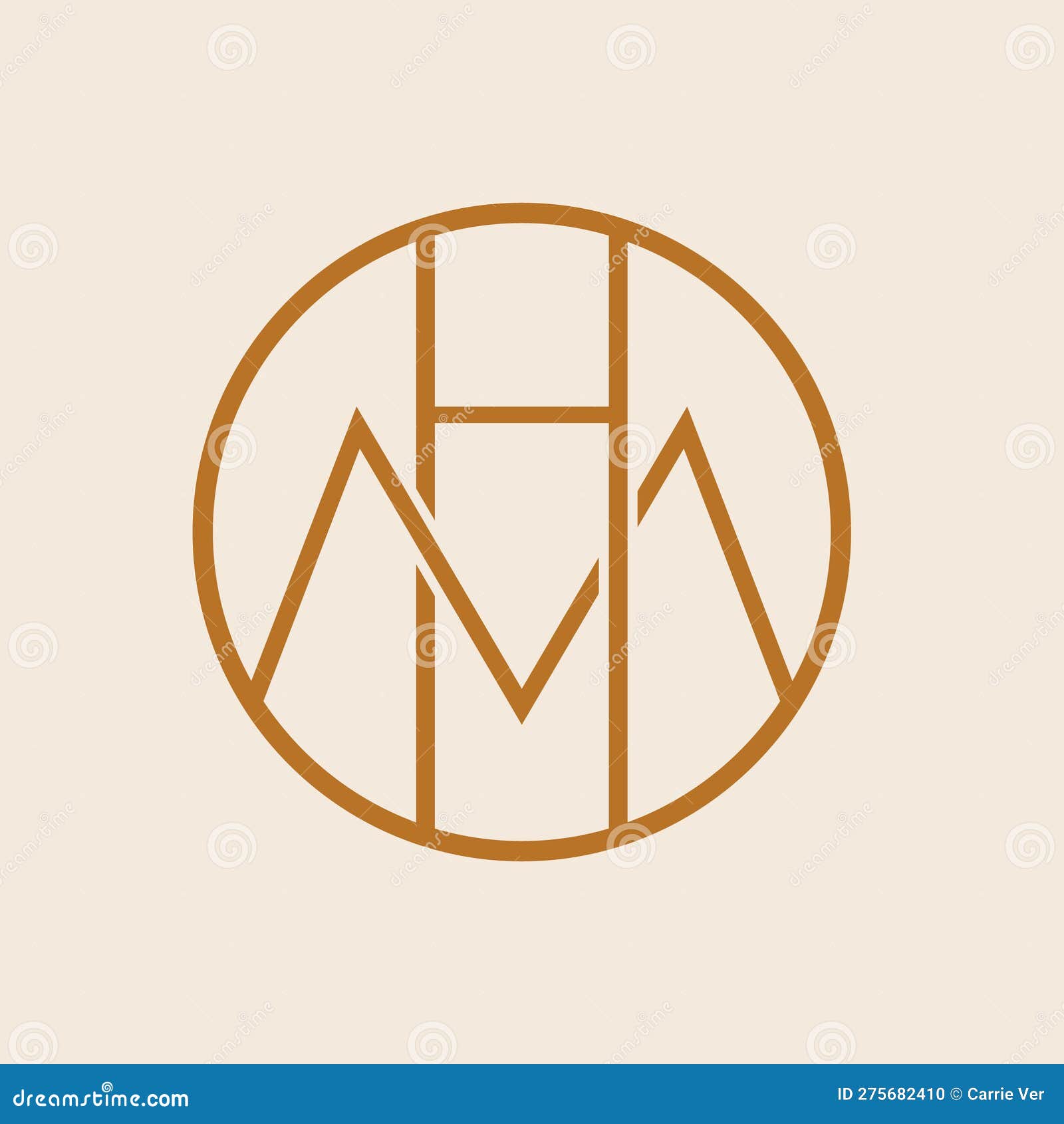 MH Initials Vector Icon. Letter M and H Logo Design Stock Vector ...