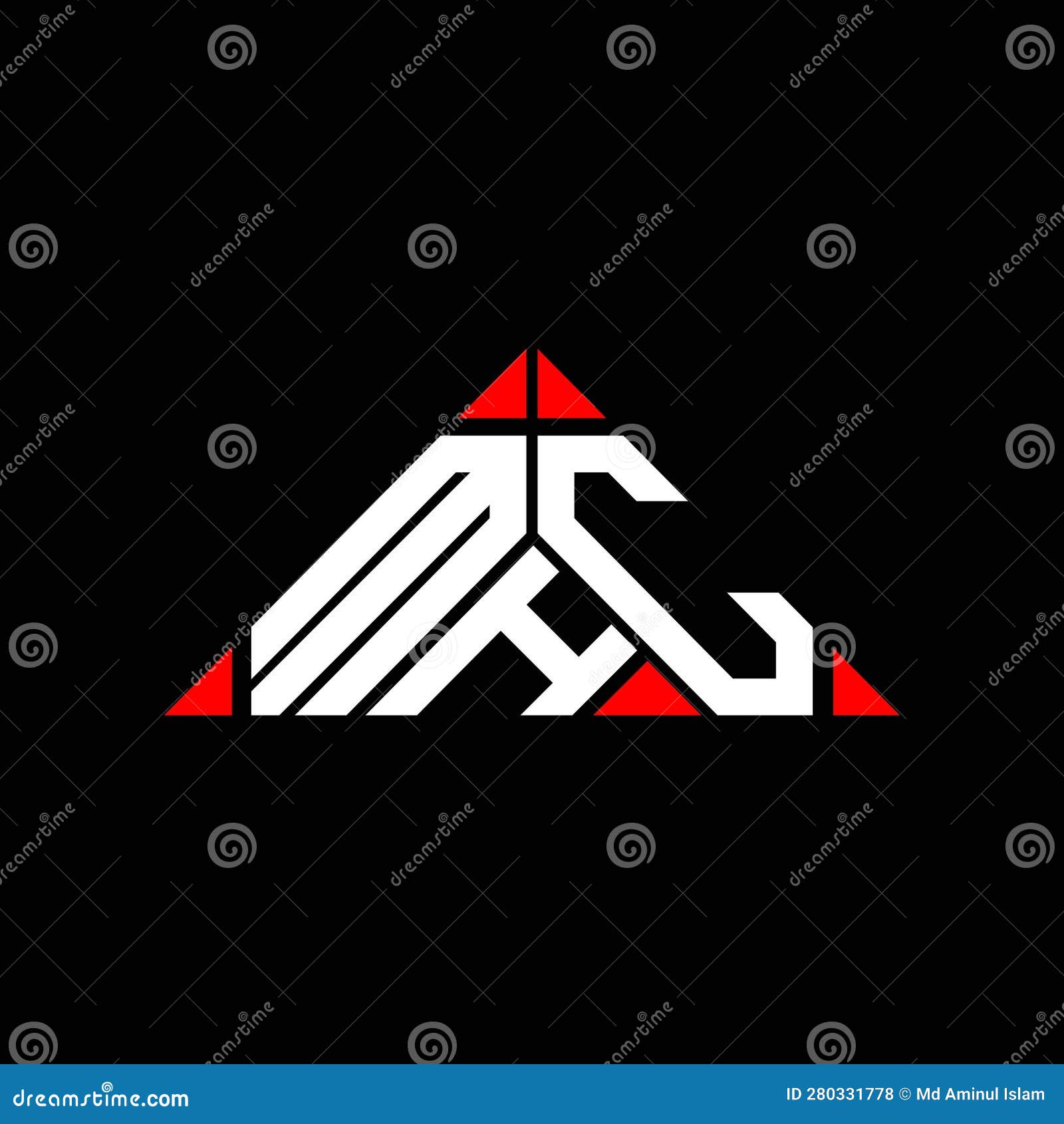 MHC Letter Logo Creative Design with Vector Graphic, MHC Stock Vector ...