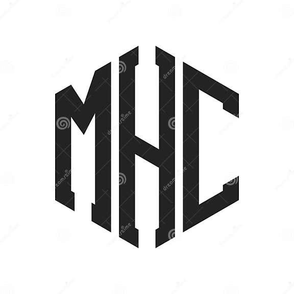 MHC Logo Design. Initial Letter MHC Monogram Logo Using Hexagon Shape ...