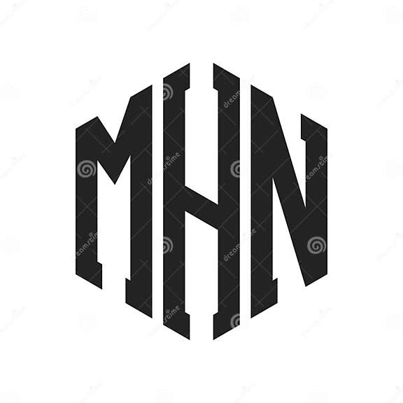 MHN Logo Design. Initial Letter MHN Monogram Logo Using Hexagon Shape ...